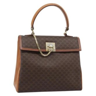 Celine Pre-owned Macadam Canvas Hand Bag - - Pre-owned - Damen - Braun - ONE SIZE