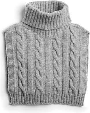 Pieces Pcnollie Cache-Cou BC Bandeau, Mélange de Gris Moyen, Taille Unique Femme