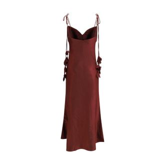 Self Portrait Womens Bordeaux Polyester Cocktail Dress