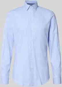 Jake*s Slim Fit Business-Hemd mit Kentkragen und extra langem &Auml;rmel