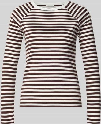 OPUS Slim Fit Longsleeve mit Rundhalsausschnitt Modell Sorka