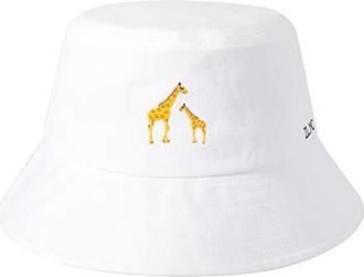 ZLYC Bucket Chapeaux de pêcheur, Girafe Blanche, Taille Unique Femmes