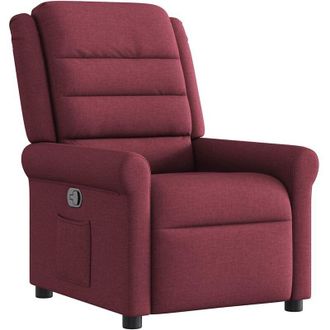 vidaXL Relaxsessel Weinrot Stoff Vidaxl