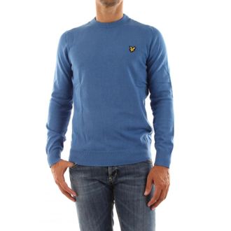 Lyle & Scott Homme, Pulls, Bleu, Taille: L Kn821V Crew Neck
