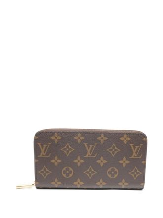 Louis Vuitton portefeuille monogramm&eacute; &agrave; fermeture zipp&eacute;e (2021-2025) - Marron