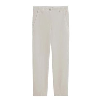 Cinque Weiche Samthose mit l&auml;ssigem Schnitt - - Trousers - Damen - Wei&szlig; - S