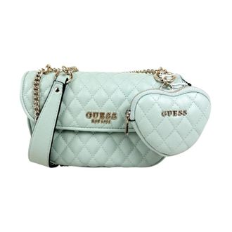 Guess Femme, Sacs, Vert, Taille: ONE Size Atabey Convertible Xbody Flap