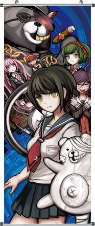Coolchange Großes Dangan Ronpa Rollbild | Kakemono aus Stoff | Poster 100x40cm | Motiv: Hopes Peak Academy