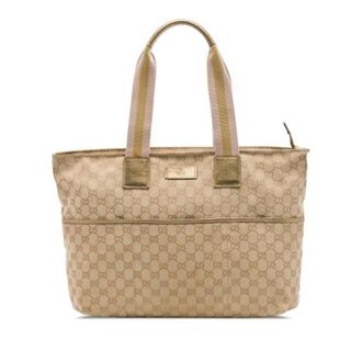 Gucci Pre-owned Canvas Tote Bag - - Pre-owned - Damen - Beige - ONE SIZE