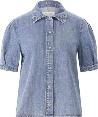 Rag & Bone Femme, Blouses et Chemises, Bleu, Taille: 42 FR Chemises en jean