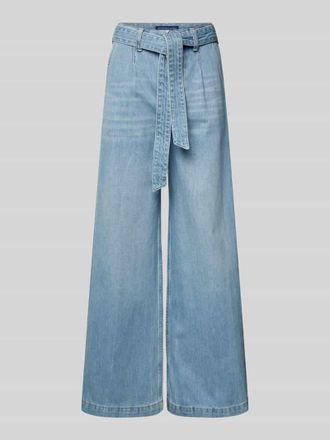Scotch & Soda Wide Leg Jeans mit Bindeg&uuml;rtel
