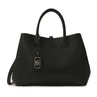 Kazar Femme, Sacs, Noir, Taille: ONE Size Sac &agrave; main en cuir noir