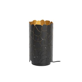 Lindby Tischlampe Aralena (Modern) in Schwarz aus Metall (1 flammig, E27) - Tischleuchte Schreibtischlampe Nachttischlampe Wohnzimmerleuchte