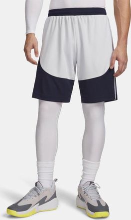 Under Armour Curry Splash Shorts f&uuml;r Herren Distant Grau / Midnight Blaue Marine / Schwarz XXL