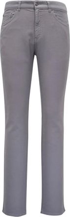 Peter Millar pantalon droit en coton mélangé - Gris