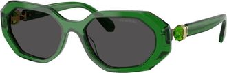 Swarovski Sonnenbrille - 0SK6028 - Gr. unisize - in Grün - für Damen