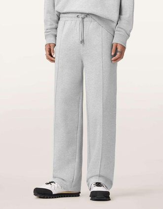 AllSaints Milo - Jogginghose in meliertem Hellgrau