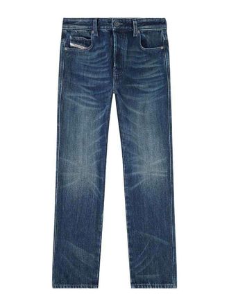 Diesel Straight Leg Jeans - Blau