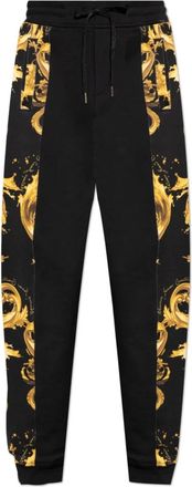 Versace Jeans Couture Homme, Pantalons, Noir, Taille: M Barocco Print Jogger Pants