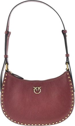 Pinko Pinko - Mini sac port&eacute; &eacute;paule demi-lune - Femme - Sacs - Rouge - Taille: ONE Size