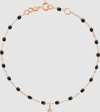 Gigi Clozeau Bracelet 1 Diamant Résine Or Rose