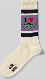 Happy Socks Socken aus Baumwoll-Mix Modell I HEART GROGU