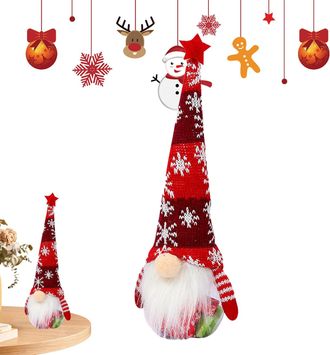 Generic Weihnachten Zwerge Verzierungen - Zwerge Tisch Figuren Weihnachts-Vorspeisen - Dekorative Boxen f&uuml;r Schokolade Feiertage Tisch Kaminsims Eingang Schla