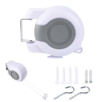 Generico W&auml;scheleine f&uuml;r den Au&szlig;enbereich, 12,8 m, winddicht, tragbar, f&uuml;r den Innenbereich, f&uuml;r Reisen, Camping, Wand, Zimmer, Dusche, Hinterhof, Balkon