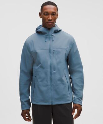 lululemon Cross Chill City-to-Trail-Jacke f&uuml;r M&auml;nner - Gr&ouml;&szlig;e 2XL in Steel Blue