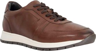 Dune London Tris Sneaker f&uuml;r Herren, Leder (Braun)
