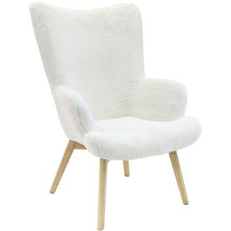 The Home Deco Factory The Home Deco Factory - Fauteuil cosy imitation fourrure Helsinki