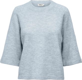 Only Damen Onlsimoni 3/4 Pullover KNT Noos, Cashmere Blue, XL