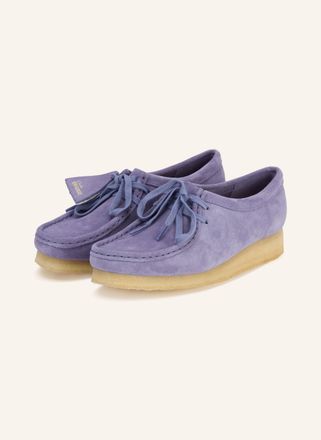 Clarks Schn&uuml;rer Wallabee lila