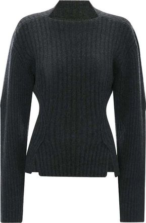 Victoria Beckham Rundhalspullover - Grau
