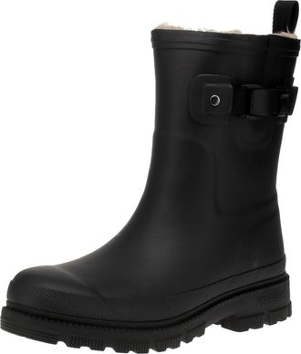 Verbenas 9302190985 Lina Mate Combi Fur - Damen Boots - Black-Black, Gr&ouml;&szlig;e:38 EU