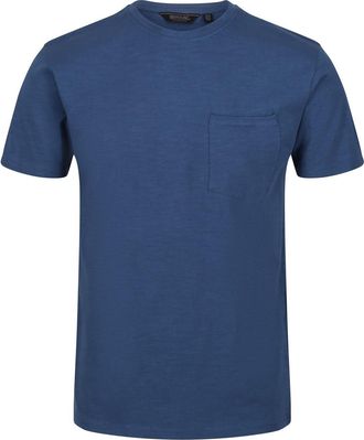 Regatta Unisex Caelum T-Shirt, Dark Denim Slub, L