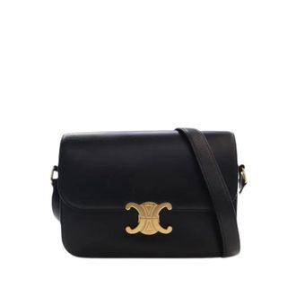 Celine Pre-owned Sac Triomphe - Femme - Pre-owned - Noir - Taille: ONE Size