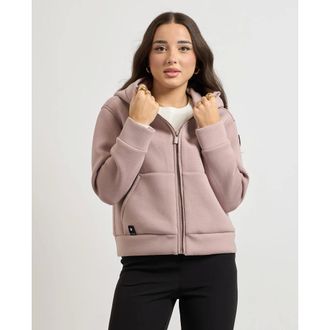 Yes-Zee YES Zee, Femme, Sweatshirts et sweats &agrave; capuche, Rose, Taille: 44 FR Veste Sweat
