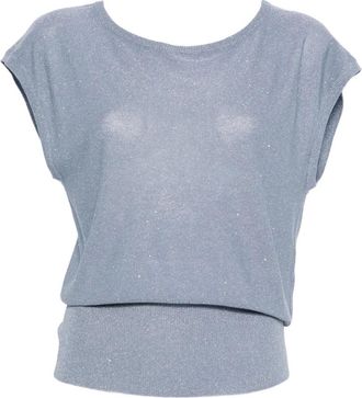 Herno Femme, Pulls, Bleu, Taille: 38 FR 9128 Tricots