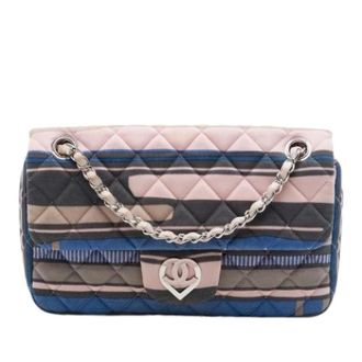 Chanel Pre-owned Gesteppte Jersey Schultertasche - - Pre-owned - Damen - Mehrfarbig - ONE SIZE