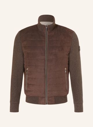 Milestone Blouson Msstanley Im Materialmix braun