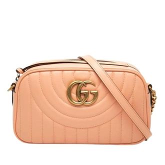 Gucci Pre-owned Quilted Crossbody Bag - - Pre-owned - Damen - Orange - ONE SIZE