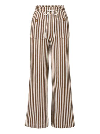 Veronica Beard pantalon Zosia à lien de resserrage - Blanc