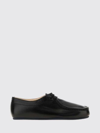 Jil Sander Chaussures Derby en cuir lisse doubl&eacute;es de shearling avec semelle en gomme