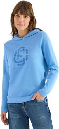 Cecil Sweat &agrave; Capuche avec Pierres pr&eacute;cieuses Bleu Fontaine M