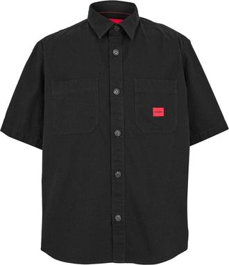 HUGO BOSS Hugo - Eratino Hemd f&uuml;r Herren (Schwarz)