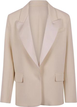 Federica Tosi Damen, Jacken, Beige, MGr&ouml;&szlig;e