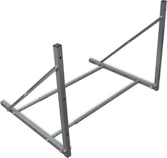 vidaXL Reifenregal Silbern Stahl Vidaxl
