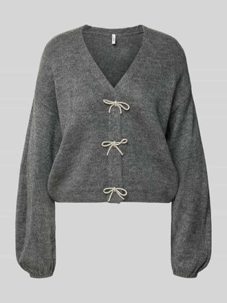 Only Pullover mit Schleifen-Schn&uuml;rung