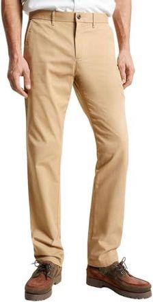 Tommy Hilfiger Pantalon Homme Denton Chino Straight Fit, Vert (Classic Khaki), 28W/32L